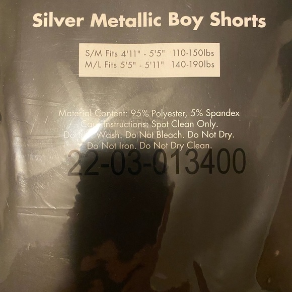 Spirit | Shorts | Spirit Halloween Silver Boy Short Brand New | Poshmark